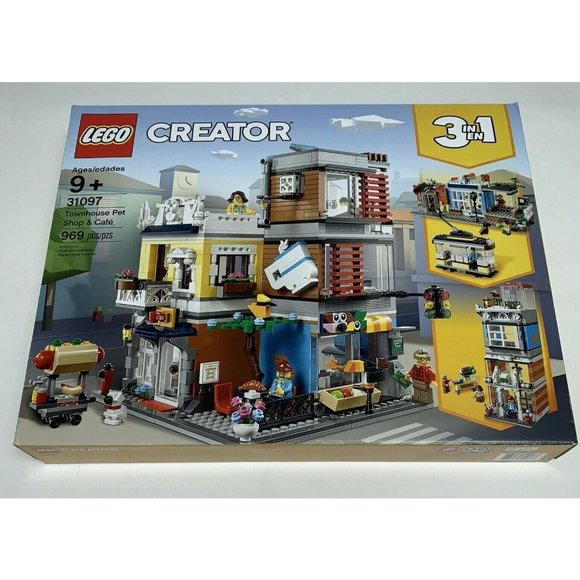 Lego | Toys | Lego Creator 397 Townhouse Pet Shop Cafe 969 Pieces 3 In ...